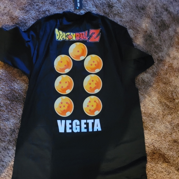 Hot Topic | Shirts | Large Vegeta Shirt Black Hot Topic | Poshmark